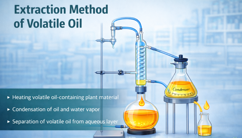 Extraction Method of Volatile Oil - Glassment